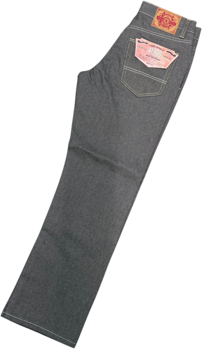 B&T PJ MARK STRAIGHT FIT JEANS - 41850BT - LT.GREY – King City Fashion
