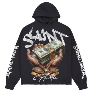 ROKU STUDIO SAINT HUSTLE HOODIE - RK5481845 - BLACK – King City Fashion